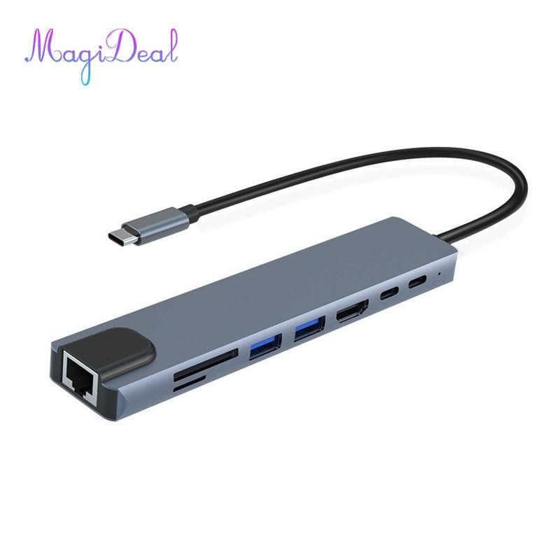 Usb C Docking Station USB C Splitter USB C sang Adapter Hub 8 trong 1 ...