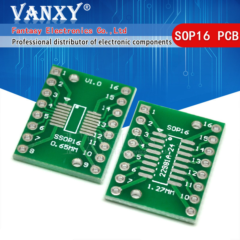 10 Chiếc TSSOP16 SSOP16 SOP-16 SOP16 Sang DIP16 Chuyển Ban DIP Pin Ban ...