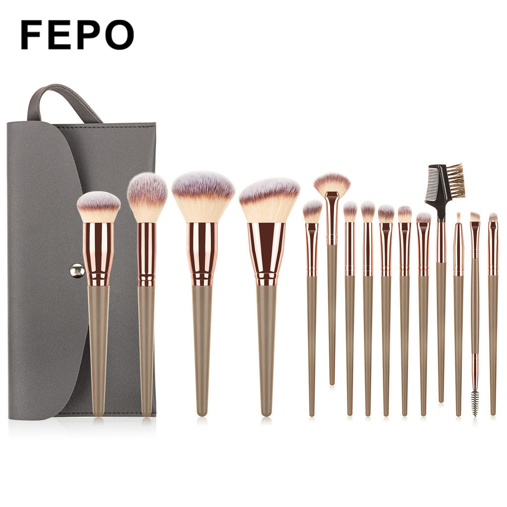 Fepo 15 Cái / bộ Người Mới Bắt Đầu Cọ Trang Điểm Chuyên Nghiệp Bàn Chải ...