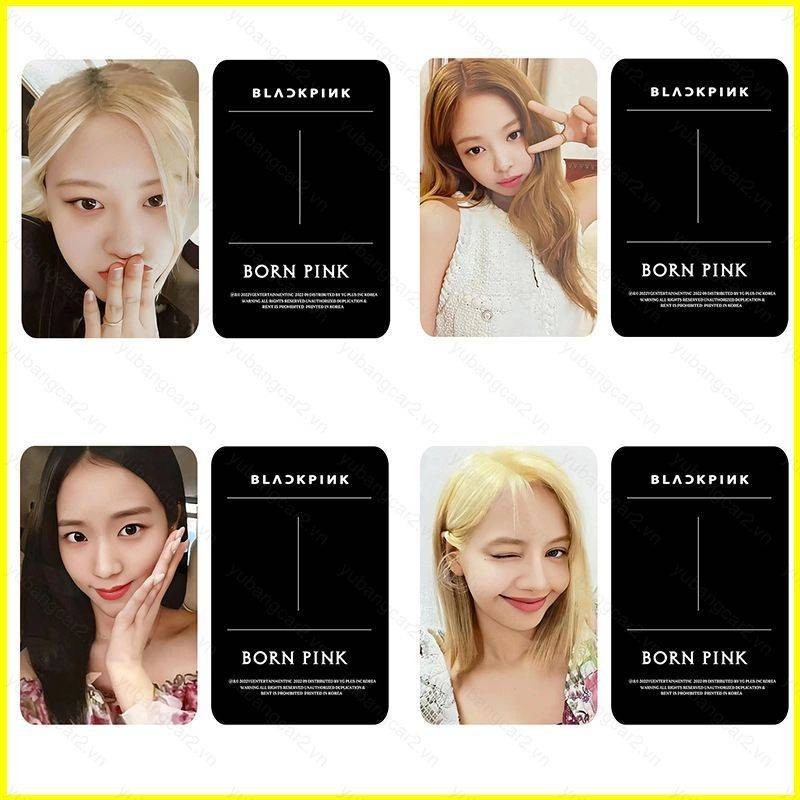 Blackpink Yb2 BLACK PINK Lomo Card SINH HỒNG Lisa Jisoo Rose Jennie Bộ ...