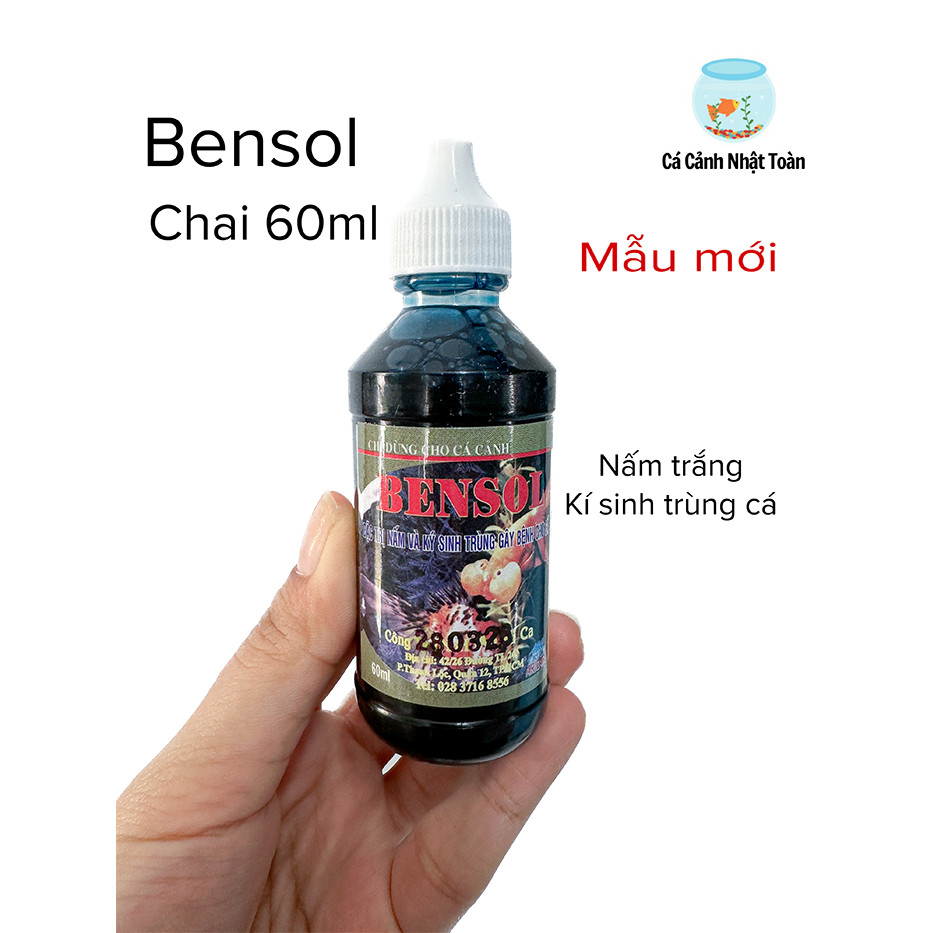 Bensol DIệt Nấm, Kí Sinh Trùng Trên Cá Cảnh Chai 60ml Aricare | Shopee Việt Nam