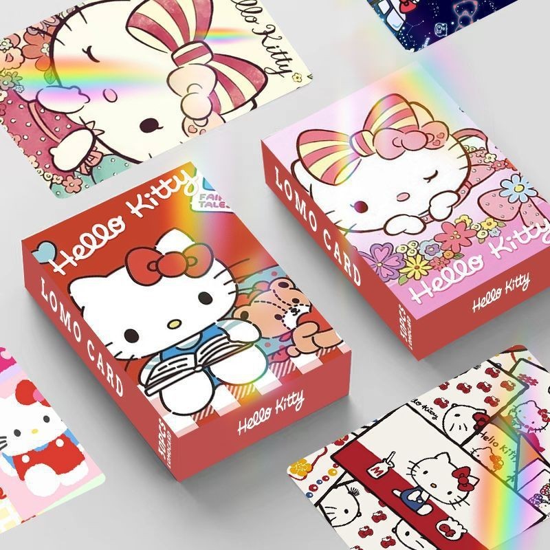 Sanrio Hello Kitty Laser Flash Lomo Card Photocard Thẻ sưu tập 30 cái ...