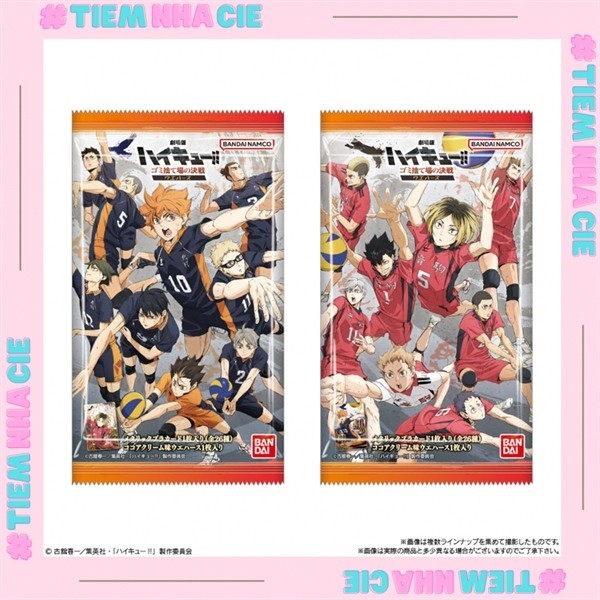 [TIEMNHACIE HCM] Thẻ nhân phẩm HQ Haikyuu Chàng Khổng Lồ Tí Hon wafer ...