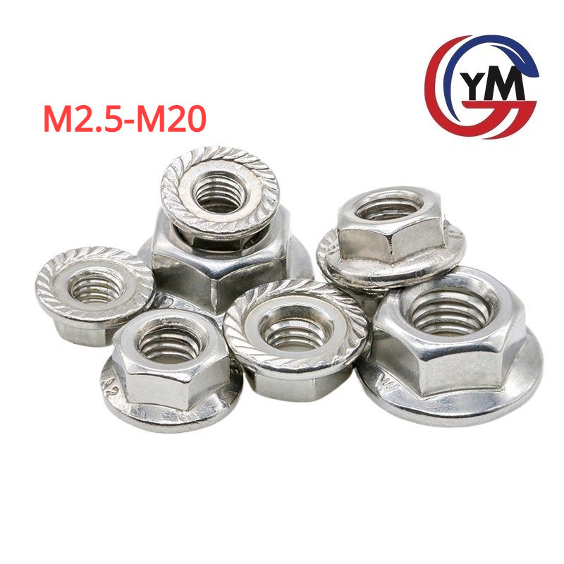 [Ymh1] đai ốc Tán Liền Long Đền Chống Xoay Inox 304 M2.5-M20 ecu inox ...