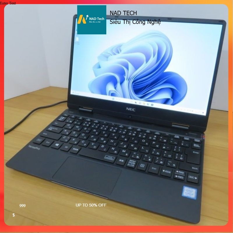 Laptop NEC VersaPro Core i5-8200Y | RAM 8GB | SSD 128GB | Màn 12.5" FHD ...