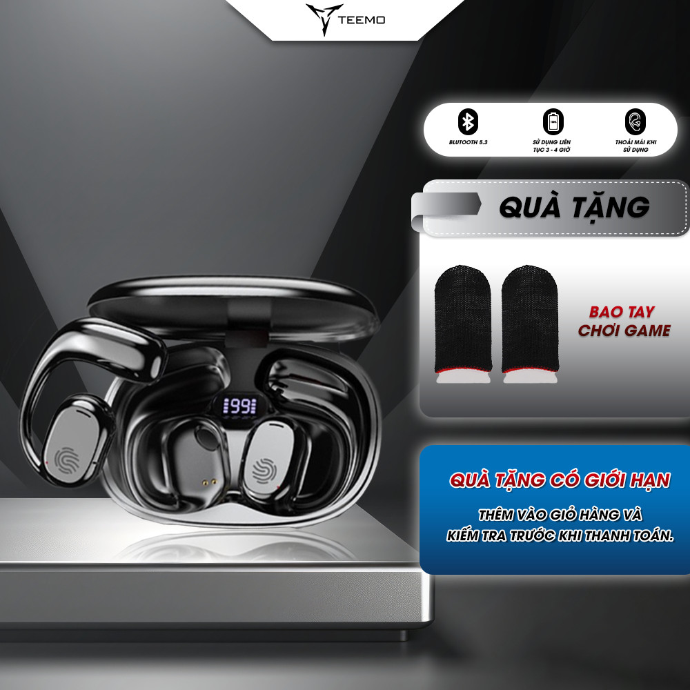 Tai nghe Bluetooth Teemo JS270 không dây phong cách thể thao giảm tiếng ...