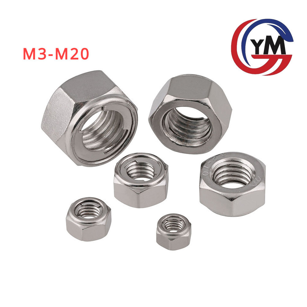 [Ymh1] Đai ốc chống tháo, tán ecu khóa inox 304 M3 M4 M5 M6 M8 M10 M12 M14 M16 M18 M20 | Shopee ...