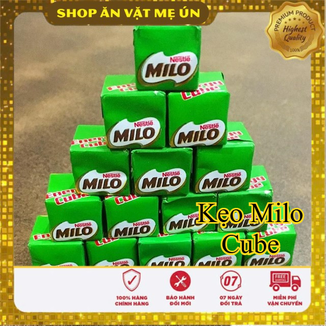 Kẹo Milo Cube cacao Nestle Thái Lan, [Lẻ 1 viên] kẹo Milo Energy Cube ...