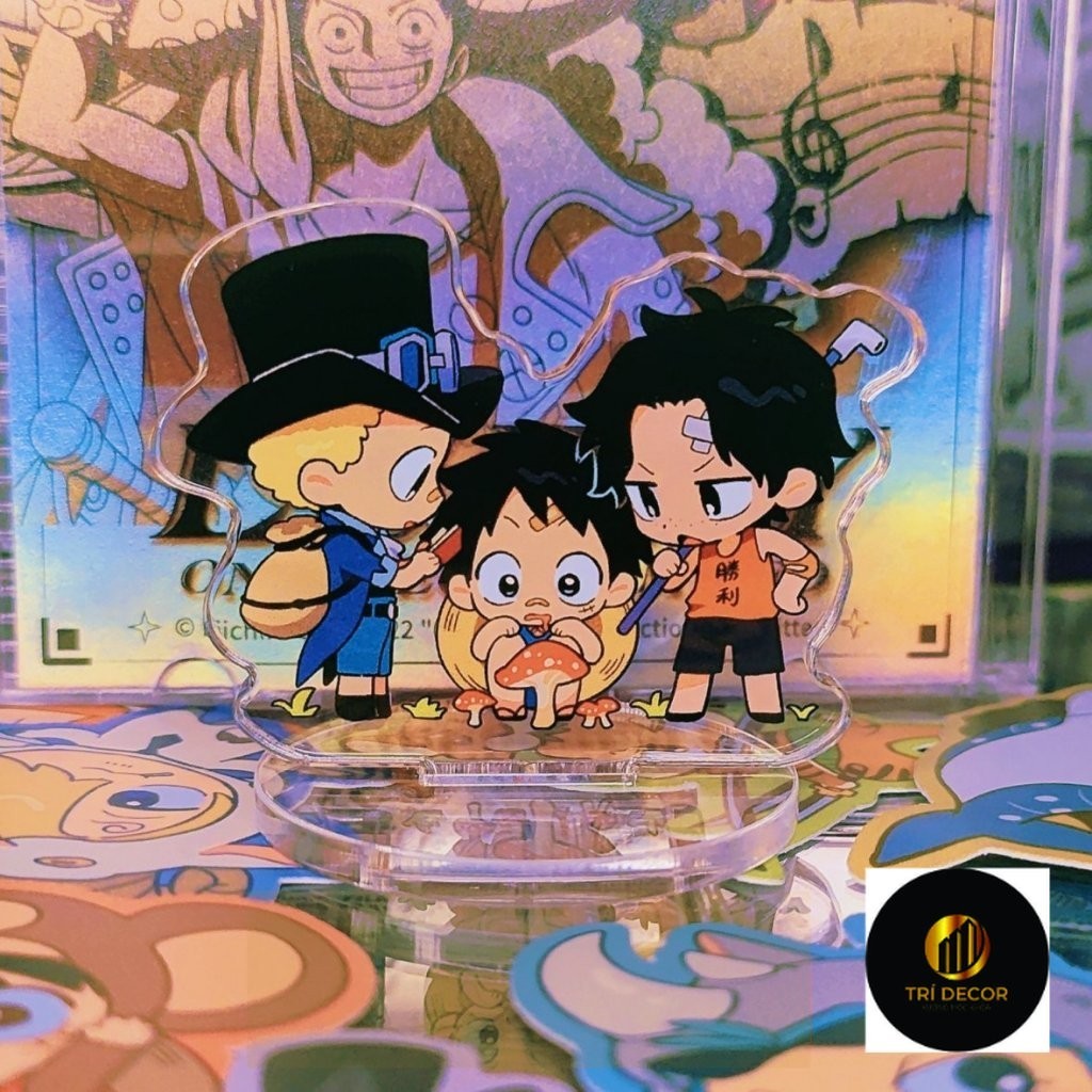 (3cm) Mô hình standee ONE PIECE ver BABY in hình Đảo hải tặc anime ...