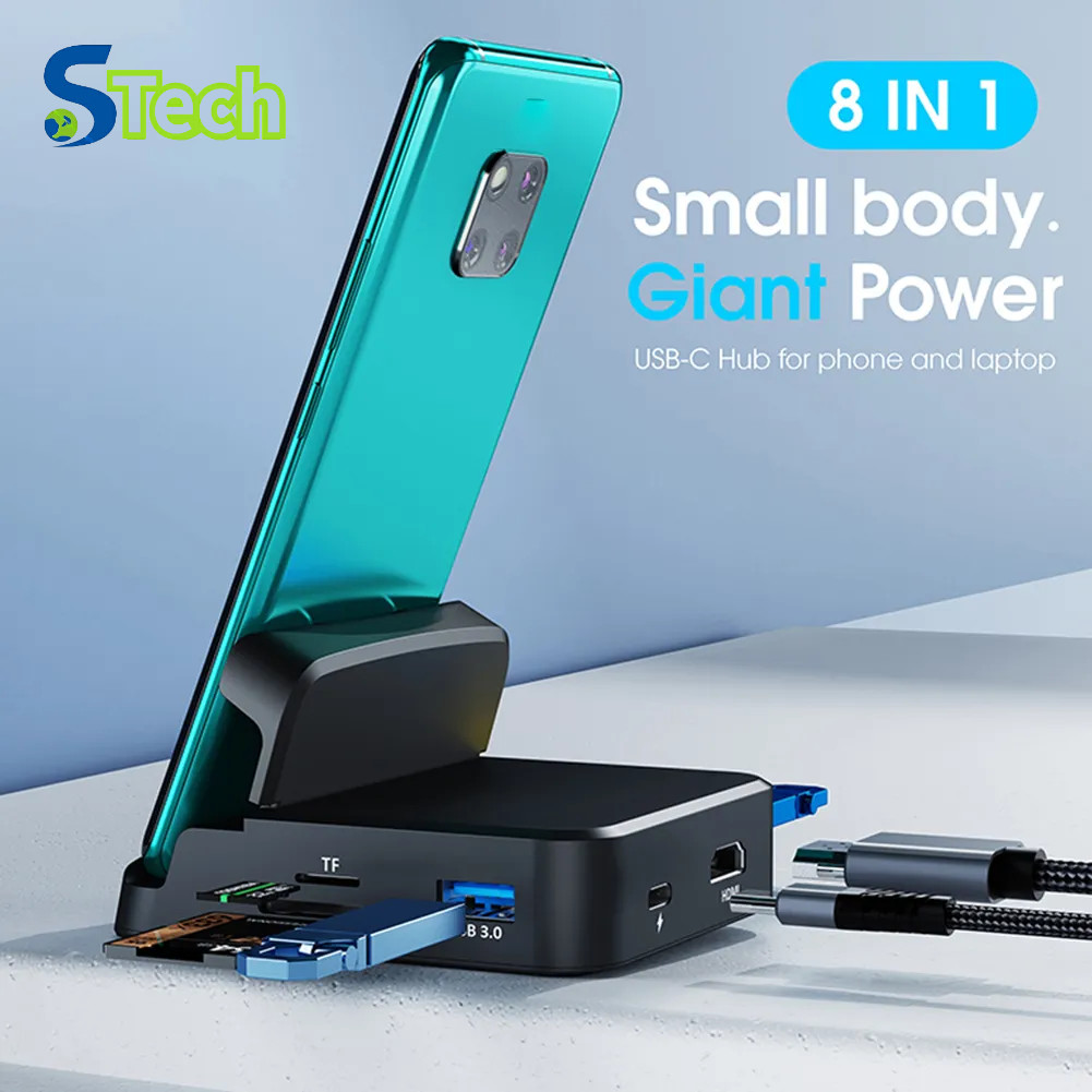 Trạm nối HUB loại C di động cho Samsung S20 S10 Dex Pad Station Bộ ...