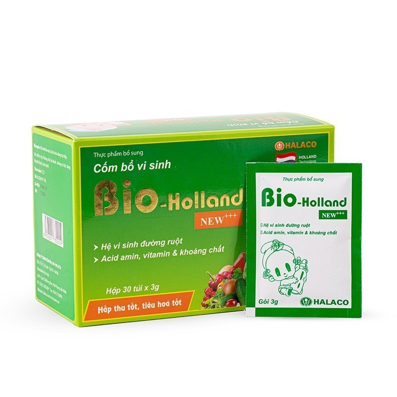 Cốm vi sinh Bio Holland New+++ hộp 30 gói uống bổ sung 3 tỷ lợi khuẩn ...
