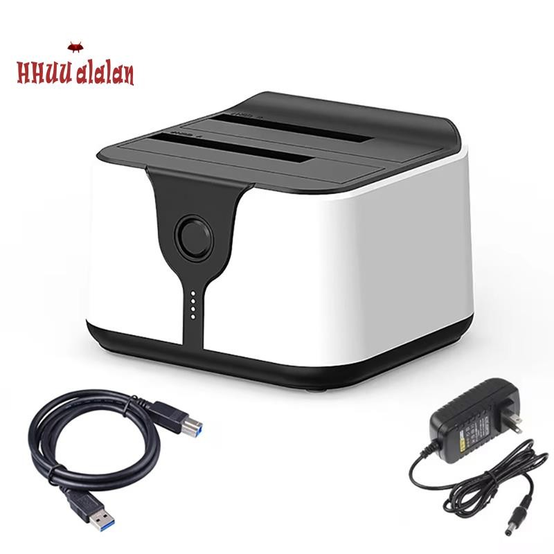 🔥Dual Bay HDD Docking Station One Click Offline Clone SATA sang USB 3.0 HDD Docking Station cho ...