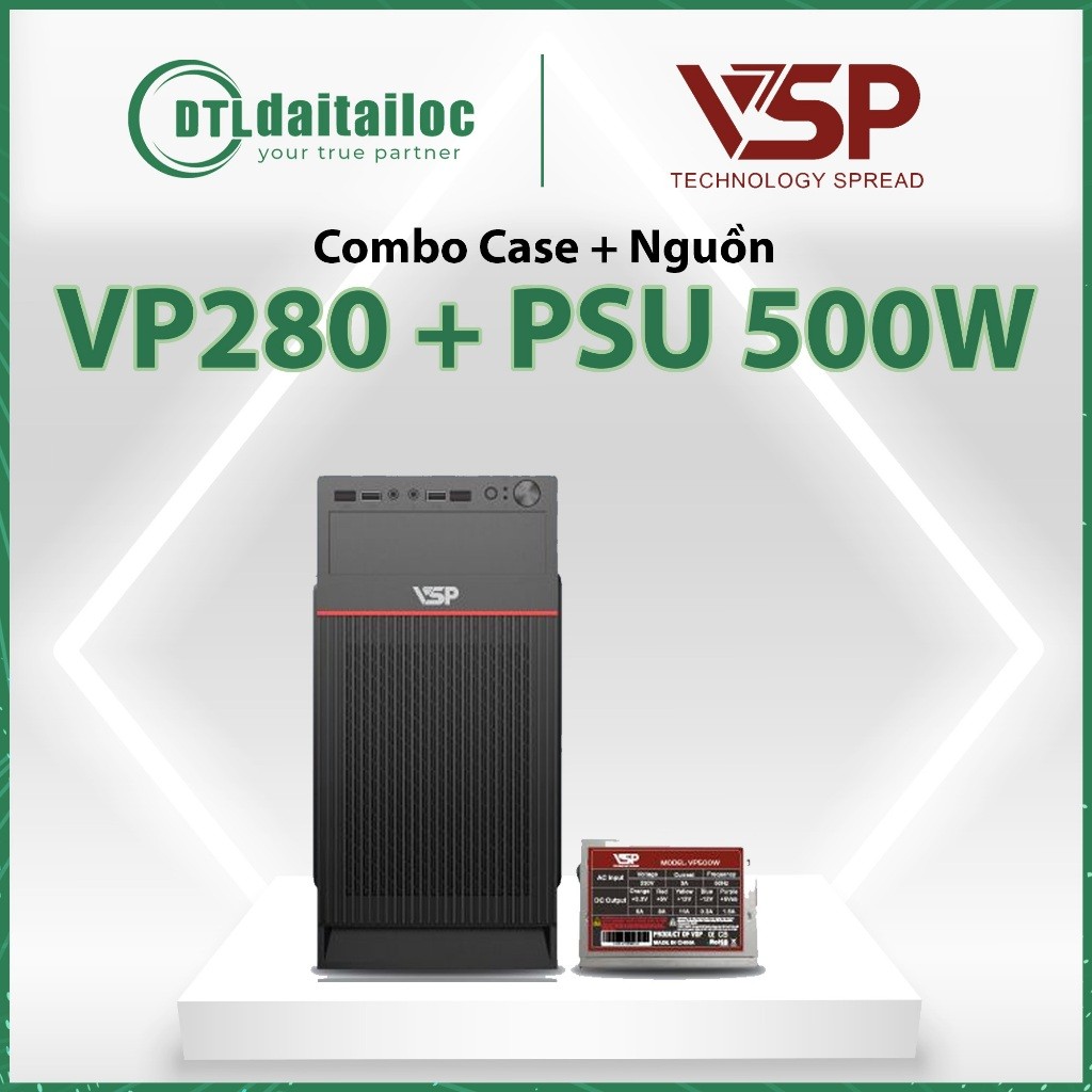 Case VSP VP280 + Nguồn 500w - Hàng Chính Hãng | Shopee Việt Nam