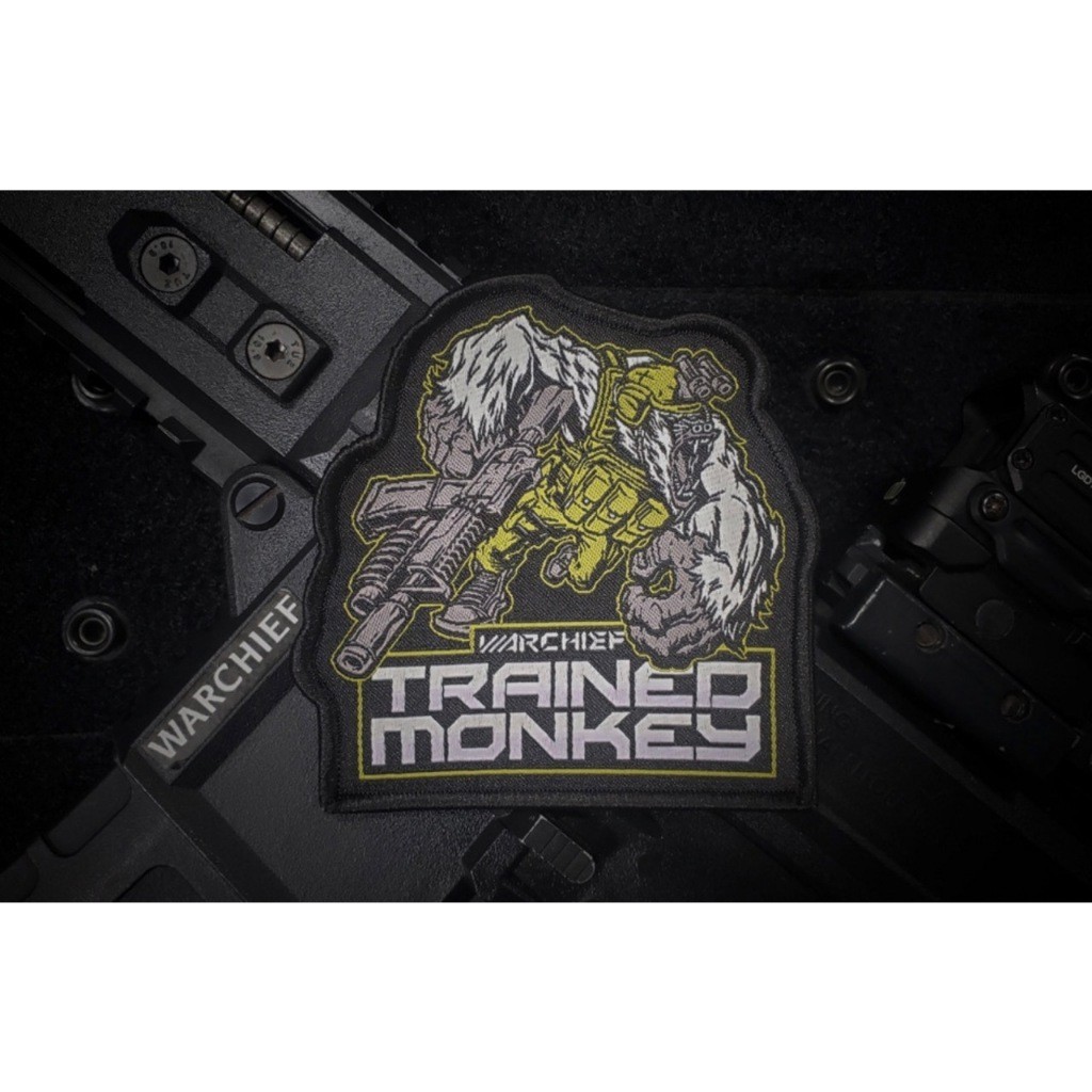 Patch_velcro chiến thuật TRAINED MONKEY_Warchief | Shopee Việt Nam