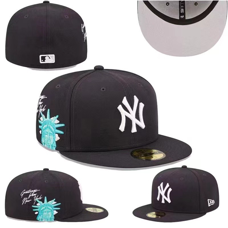 2024 League Cao Cấp Mũ Bóng Chày Flat 5950 Đóng Nữ Yankees NY Classic Dodge Hat Nam | Shopee ...