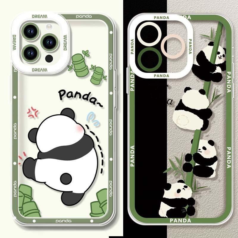 Dancing Panda Cover Cho Xiaomi Redmi A3 13C 5G 12C Note 13 Pro 12S 10 ...