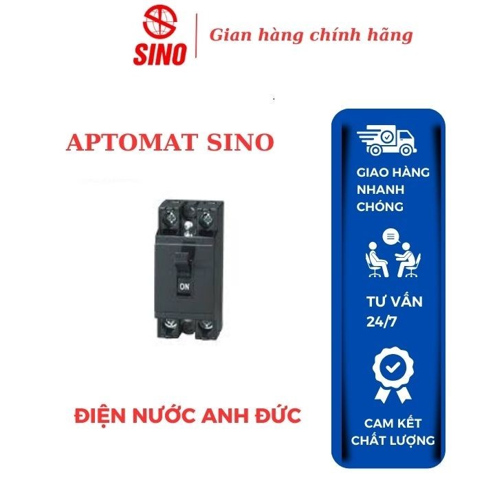 Aptomat SINO, át nổi sino 15A, 20A, 30A, 40A- ĐIỆN NƯỚC ANH ĐỨC ...