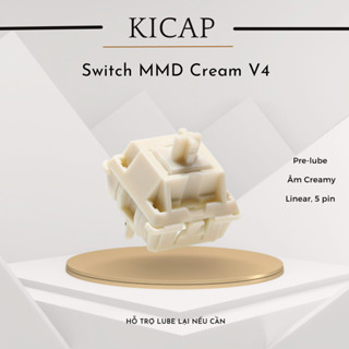 Switch MMD Cream v4 - Âm creamy | Công tắc bàn phím cơ âm nhỏ êm ...