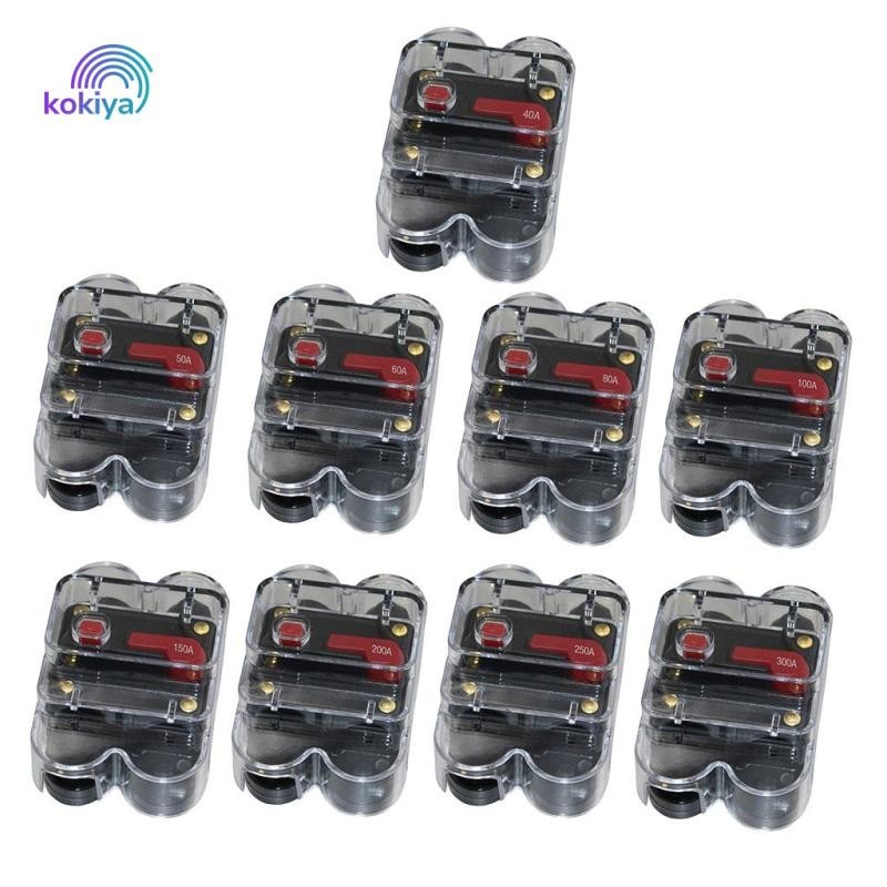 Xe STEREO AUDIO 12V CIRCUIT BREAKER FUSE INLINE FITS 4 DÂY 40A AMP ...