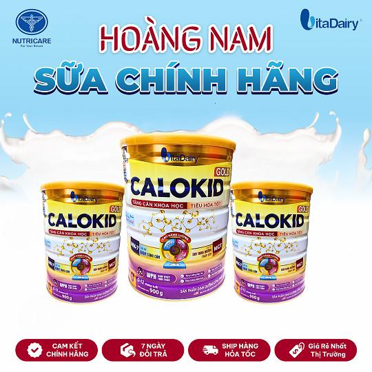 Sữa bột CaloKid đủ số lon 900g của hãng VitaDairy | Shopee Việt Nam