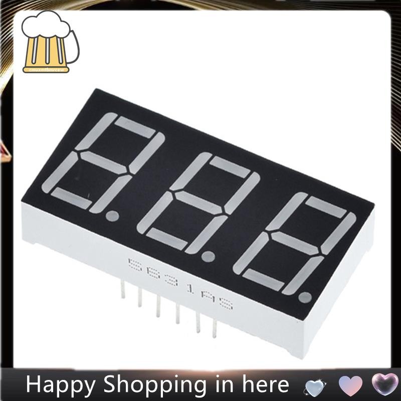 Màn hình Led 0,56 Inch 7 đoạn Ống chữ số 3 Bit màu đỏ Cathode chung kỹ thuật số 0,56 Inch Led 7 ...