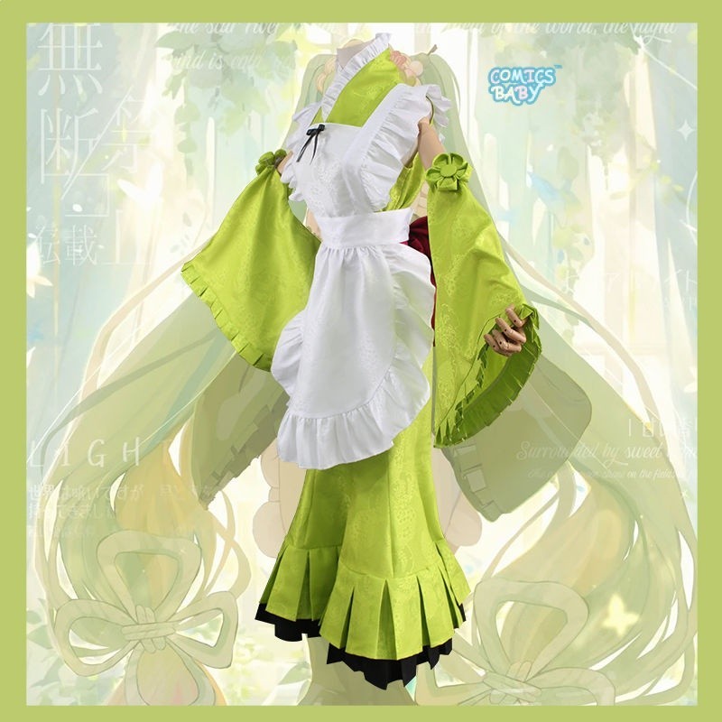 Hatsune Miku Matcha Buffy cosplay costume Trang phục biểu diễn Váy cô ...
