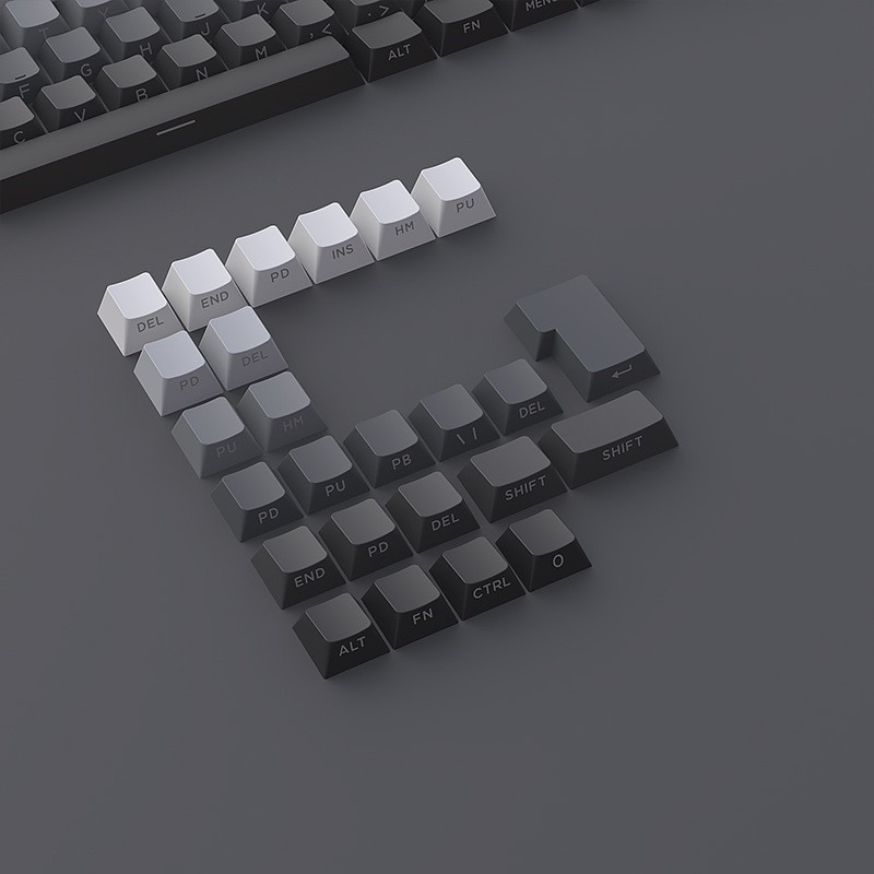 Full các bộ Keycap xuyên led POLARIS, NINJA, GRADIENT mặt trên, side ...