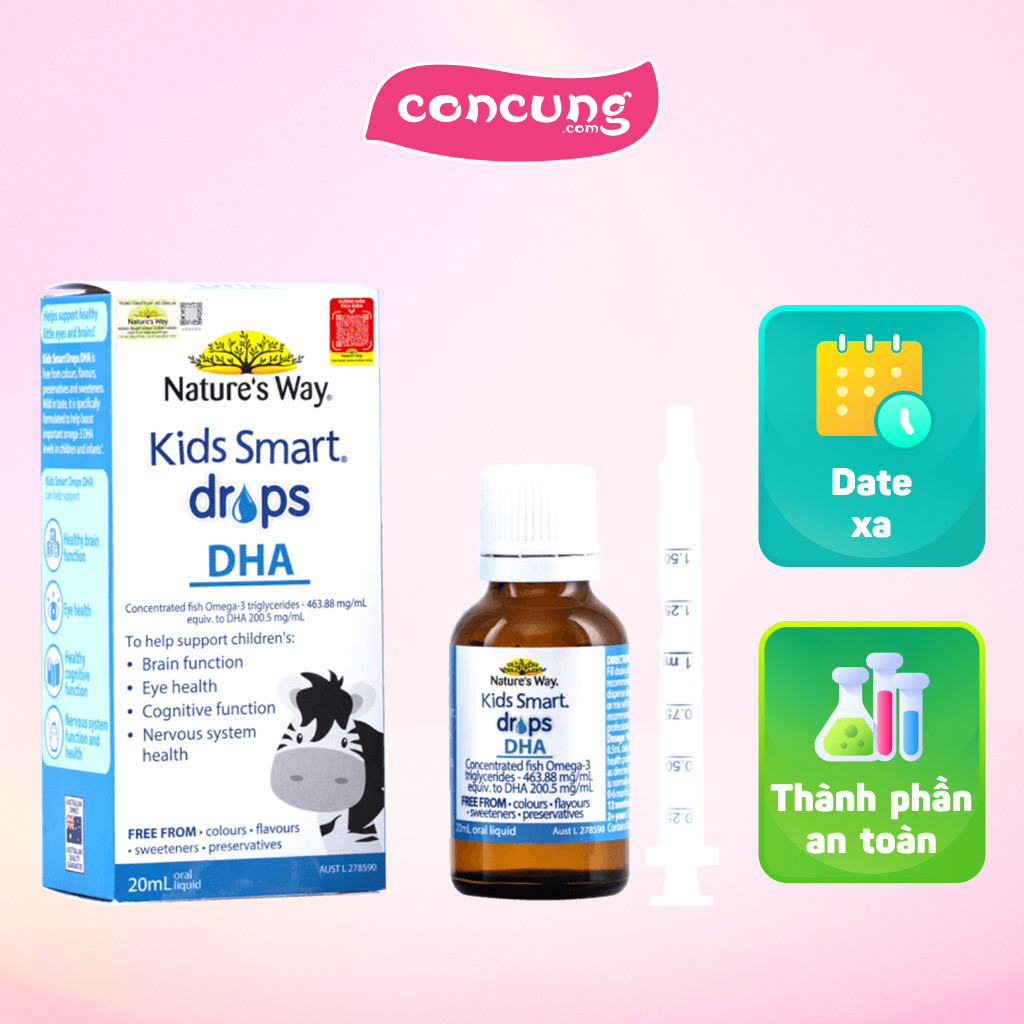 Nature's Way Kids Smart DROPS - DHA | Shopee Việt Nam