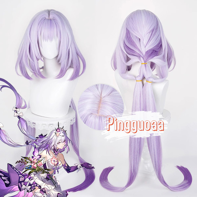 Honkai: Star Rail Castorice Cosplay Tóc Giả Dài 130cm Màu Hỗn Hợp Chịu ...
