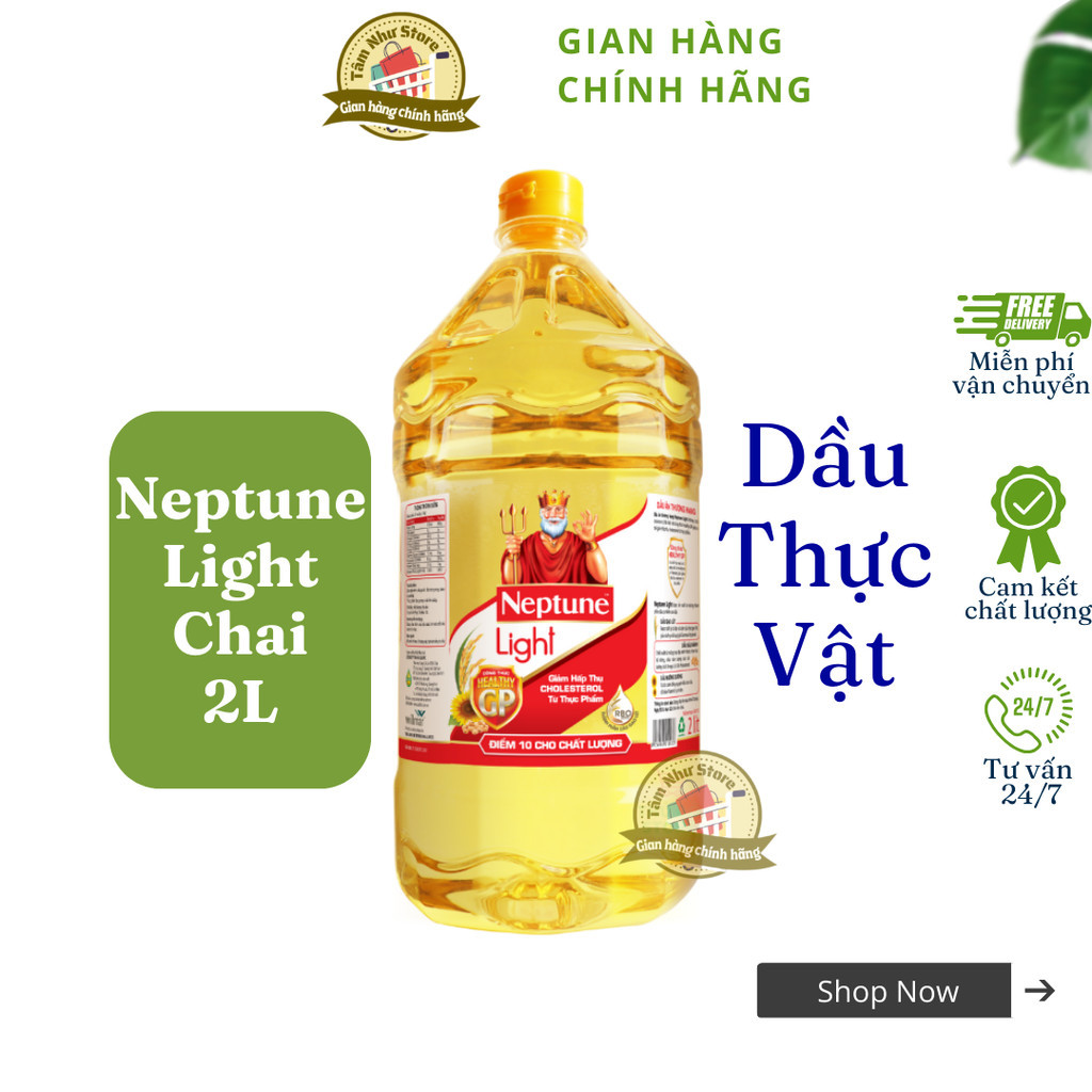 Dầu Ăn Neptune Light - Chai 2L | Shopee Việt Nam
