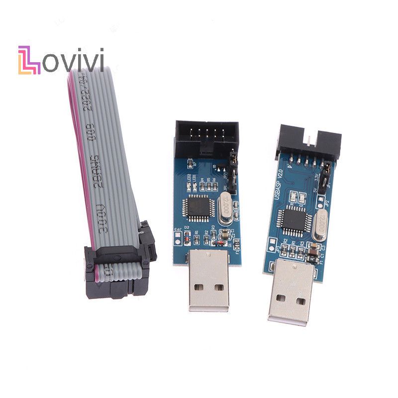 [Lovivivi] Bộ lập trình USBASP USBISP AVR chính thức USB ISP USB ASP ATMEGA8 ATMEGA128 Hỗ trợ ...
