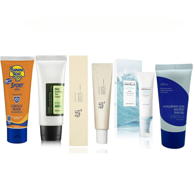 ISNTREE Banana Boat Sport Ultra / Istree Hyaluronic Acid / SKIN1004 ...