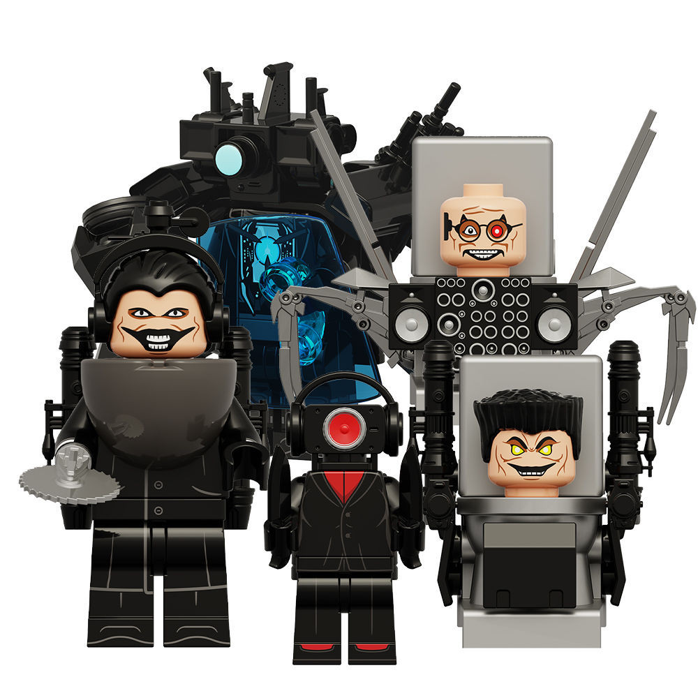 Tương thích với Lego Toilet Man Monitor Man Series Humanoid Toilet Man ...