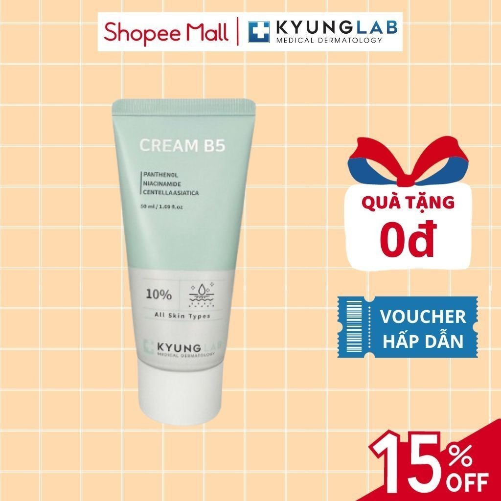 Kem dưỡng Kyunglab Cream B5 10% Phục hồi bảo vệ tái tạo làn da giúp da ...