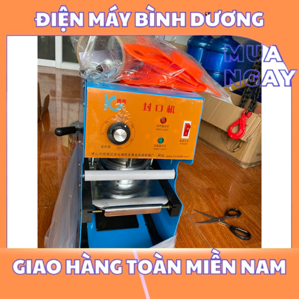 Máy Dán Ép Dập Đậy Đóng Nắp Miệng Ly Cốc Hộp IC-27 - Ép Ly Trà Sữa ...