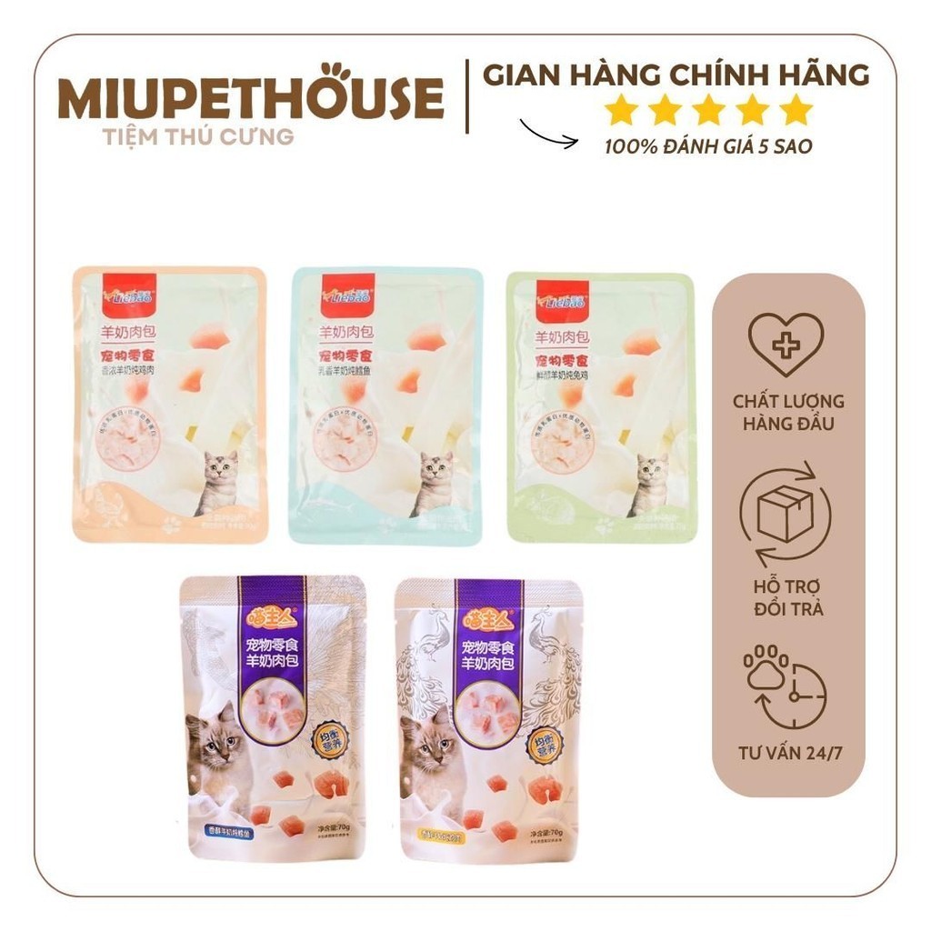 Pate thịt hầm sữa dê cao cấp Liebao cho mèo bổ sung dinh dưỡng vỗ béo ...