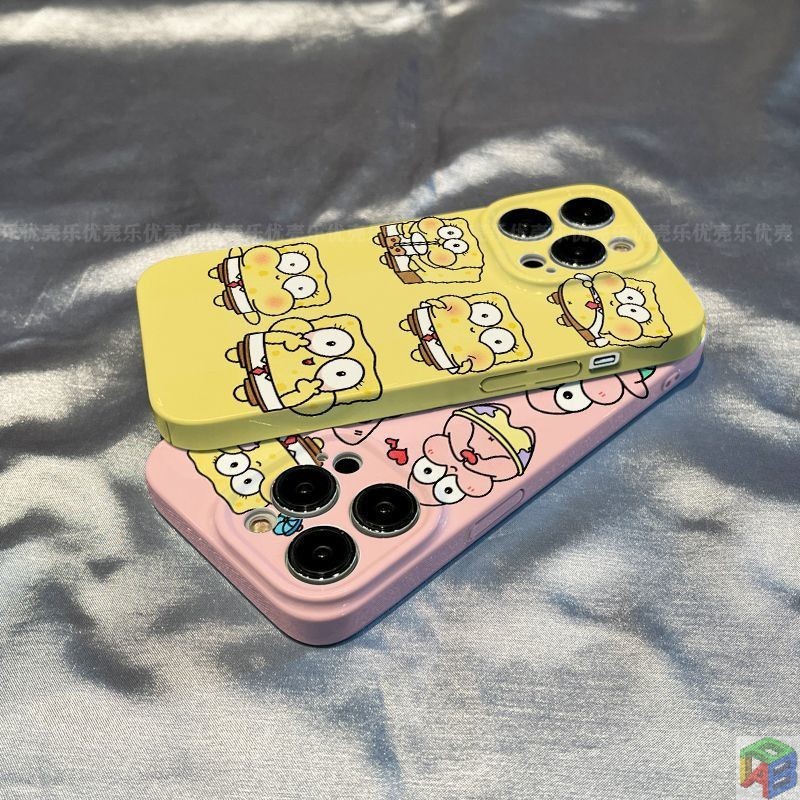 Ốp điện thoại anime SpongeBob cho iPhone 15Promax 11 12 13 14pro 7 ...
