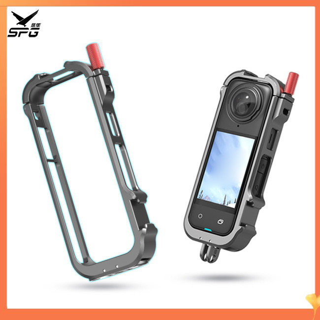 Spg Camera Hành Động Lồng Hợp Kim Nhôm Vỏ Bảo Vệ Gắn Với 1 / 4 ” Vít ...