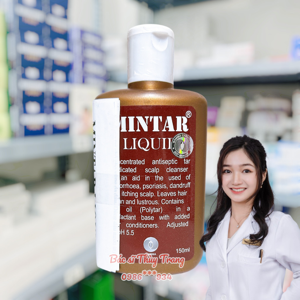 Dầu gội hết ngừa, sạch gàu, vảy nến GAMMA Mintar Liquid - 150ml | Shopee Việt Nam