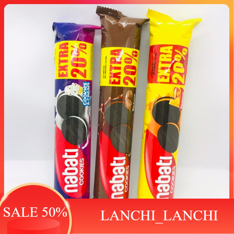 Bánh Thỏi Nabati Cookies&Cream 112g +24 g | Shopee Việt Nam