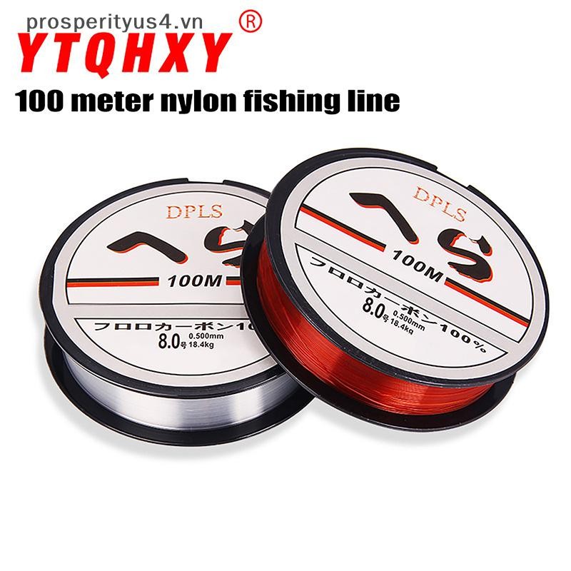 [Prosperityus4] Dây câu Lua Mồi 100 mét Dây Nylon Dòng chính Dây câu ...