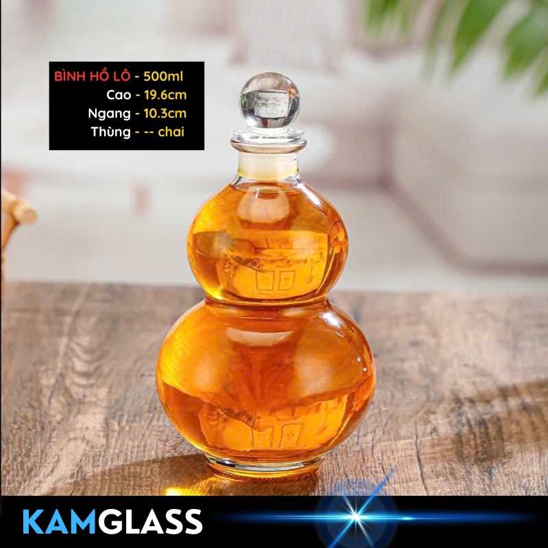 Combo Chai hồ lô dung tích 250ml, 375ml và 500ml - Kamglass | Shopee Việt Nam