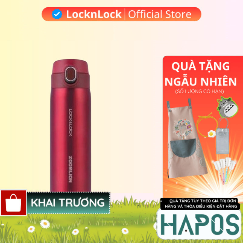 Bình giữ nhiệt LocknLock AMBER dung tích 550ml Chính hãng - Màu đỏ ...