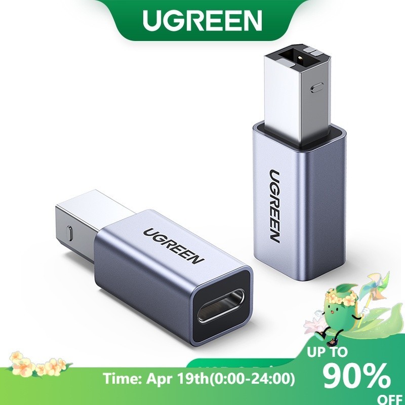 Đầu chuyển đổi Ugreen USB Type C sang USB 2.0 B | Shopee Việt Nam
