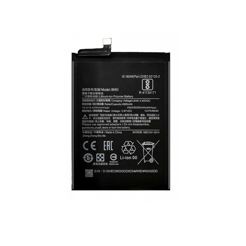 Pin Xiaomi Redmi Note 9 ( MODEL BN54 )/Redmi 9/Redmi 10X 4G | Shopee ...