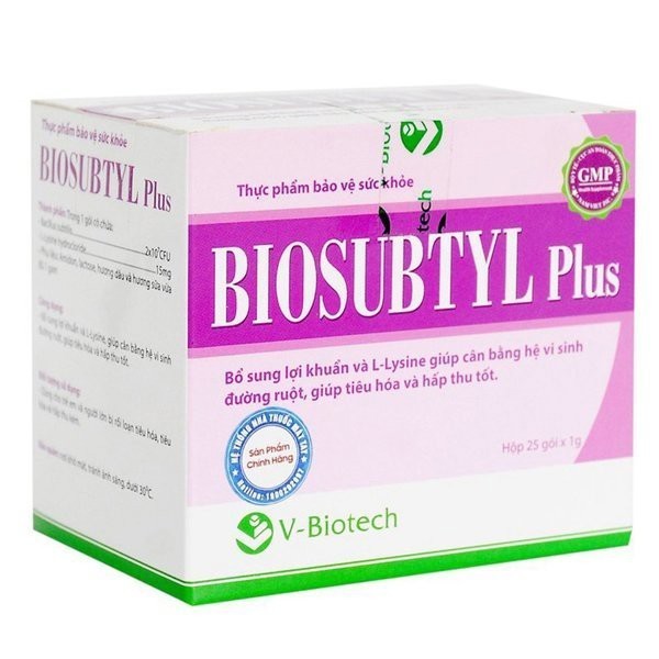 MEN VI SINH BIOSUBTYL PLUS - BỔ SUNG LỢI KHUẨN VÀ L-LYSINE GIÚP CÂN ...
