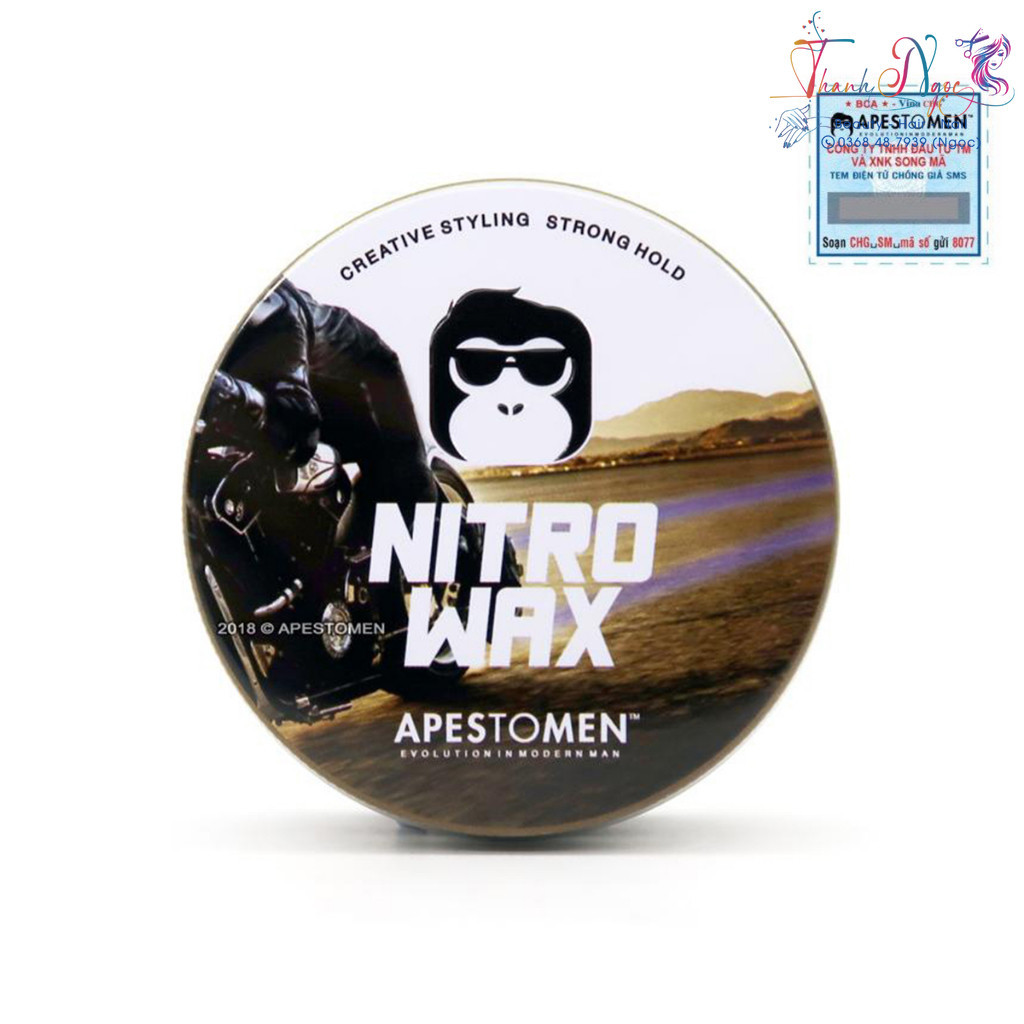 Sáp vuốt tóc nam Apestomen Nitro Wax ( Singapore ) 80gr - TN | Shopee ...