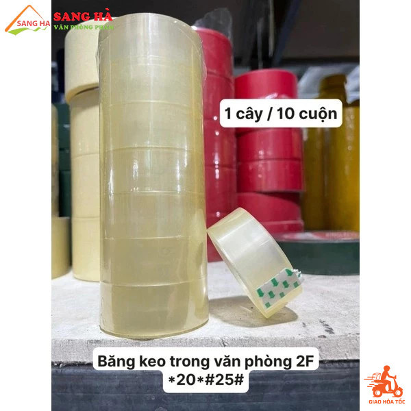 Băng keo trong nhỏ 1.8F loại dày 18m | Shopee Việt Nam