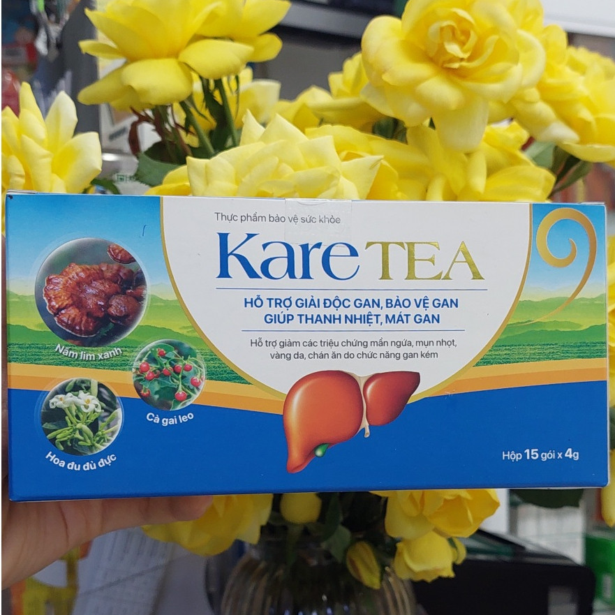 Trà Thảo Dược -KARE TEA -Hỗ Trợ Bảo Vệ Gan Và Giải Độc Gan (Hộp 15 gói ...