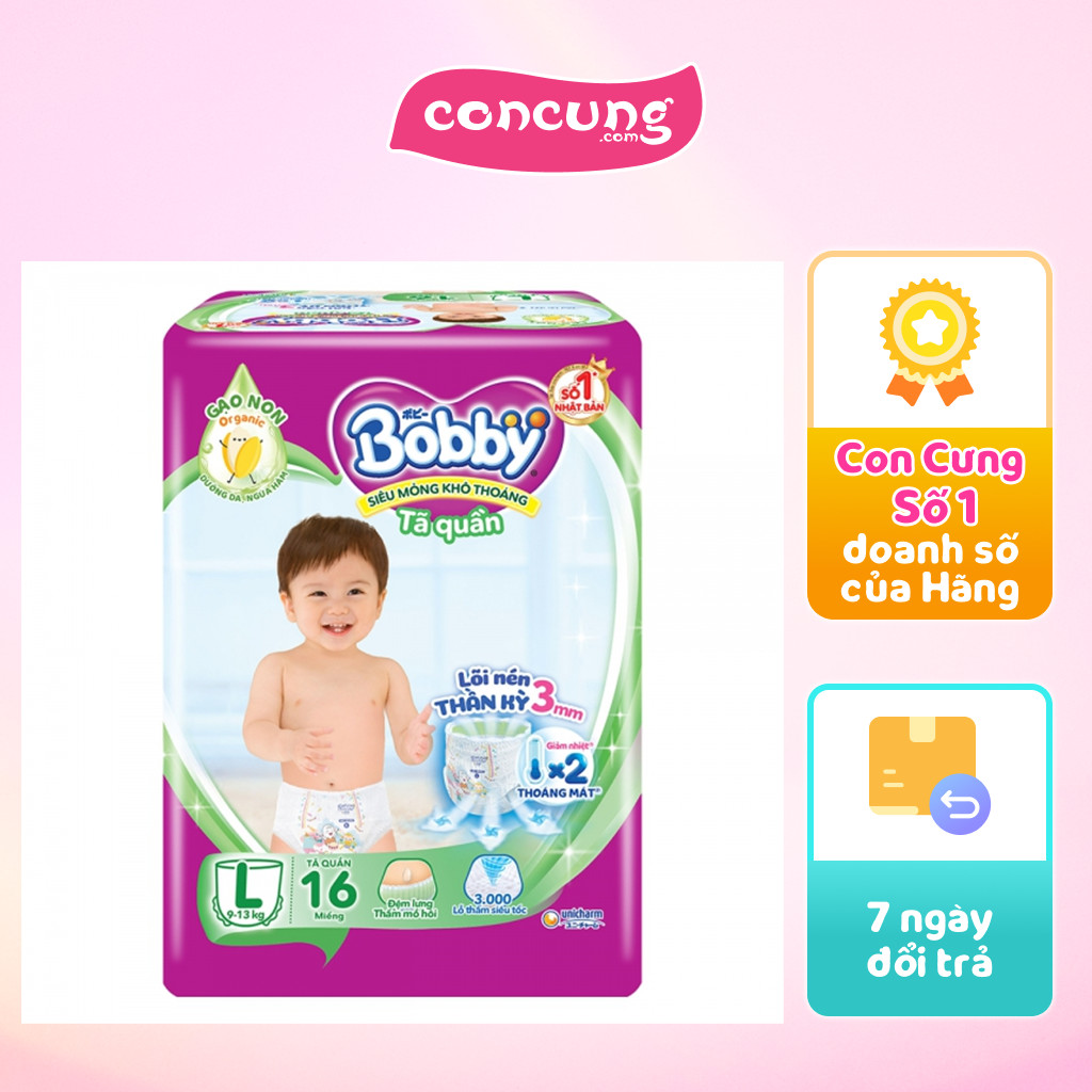 [QUÀ TẶNG] Bobby_Tã quần Bobby Fresh (L, 9-14kg, 16 miếng) | Shopee ...